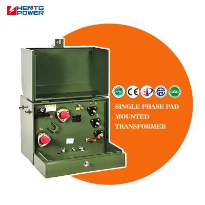 China Step Down Oil Immersed Transformer Oil Type Distribution Transformer 100kva 1 Phase for sale