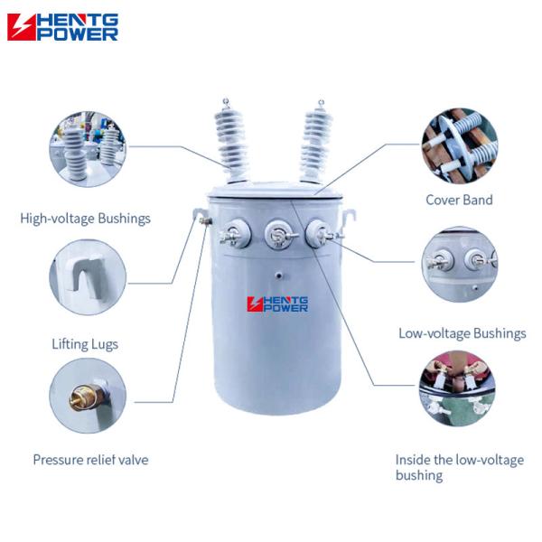Quality Industrial 25 Kva 1 Phase Medium Voltage Transformer Step Up And Down Transforme for sale