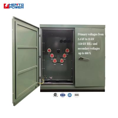 China CE Certified Compact Pad Mounted Transformer 75kVA 225kVA 300kVA for Cost-Effective Power Distribution for sale