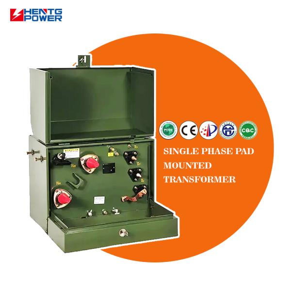 Quality HENTG POWER ONAN 100kVA 13.8kV/240V Single-Phase Transformer for Underground Distribution for sale