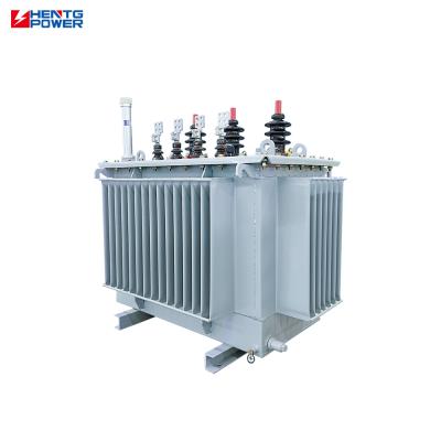 China HENTG POWER 100kVA 11kV 0.4kV Oil Immersed Transformer Three Phase ONAN Distribution Step Down Power Transformer for African Rural Electrification Grid and Mini Substation Application for sale