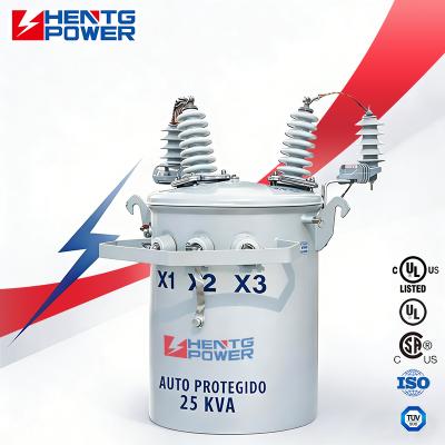 China Fire-resistant Materials 160KVA 200KVA Single Phase 5kV to 240VPole Mounted Transformer for Renewable Energy Integration OEM for sale