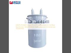 Step Up Down Pole Mounted Transformer Outdoor Oil Immersed 25KVA 37.5KVA 75KVA