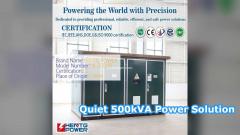 500kVA Compact RMU Substation Quiet Residential Power