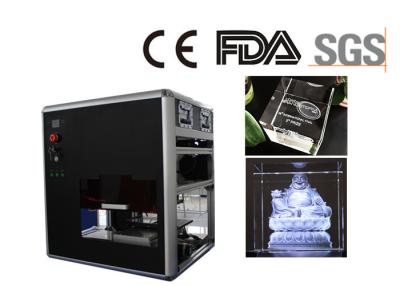 Cina Incisore di vetro del laser del cubo di raffreddamento a aria 3D, macchina di cristallo dell'incisione laser della foto 3D in vendita