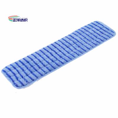 Cina Zazzera a 20 pollici pp blu di lavaggio a secco che sfrega la testa piana di zazzera della fibra in vendita