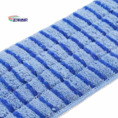 Cina Zazzera a 20 pollici pp blu di lavaggio a secco che sfrega la testa piana di zazzera della fibra in vendita