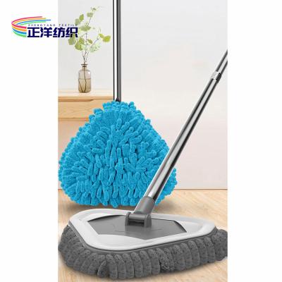 中国 望遠鏡のはっきりしているモップのハンドルの灰色のMicrofiberのステンレス鋼の三角形55-150cm 販売のため