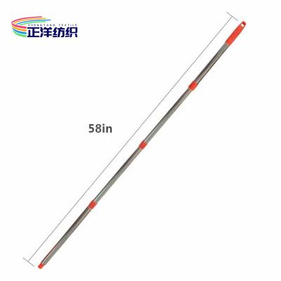 China Parafuso de limpeza de aço inoxidável da seção 150cm do punho quatro do espanador no punho do espanador à venda