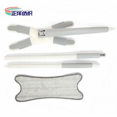 中国 120cmのクリーニングのモップのハンドルの新しい蝶形手の洗浄自由なステンレス鋼のモップ 販売のため