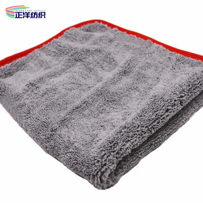 Cina Panni di pulizia lavabili 400GSM grandi 40X60CM Grey Microfiber Cleaning Cloth in vendita