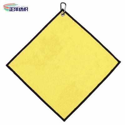 Cina La cucina riutilizzabile pulisce l'asciugamano di sport dell'asciugamano del golf del panno della cialda di 300GSM 30X30CM in vendita