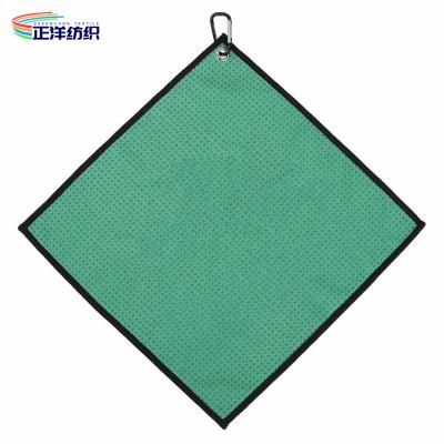 Cina La cucina riutilizzabile pulisce l'asciugamano di sport dell'asciugamano del golf del panno della cialda di 300GSM 30X30CM in vendita