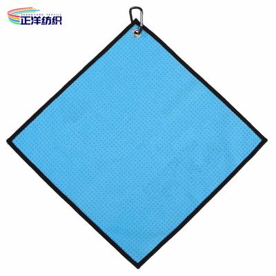 Cina La cucina riutilizzabile pulisce l'asciugamano di sport dell'asciugamano del golf del panno della cialda di 300GSM 30X30CM in vendita