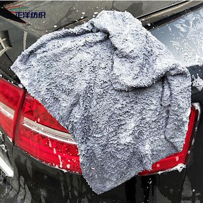Cina Asciugamano di pulizia lavante Edgeless lanuginoso riutilizzabile del panno di pulizia 500GSM 40X40CM Microfiber in vendita