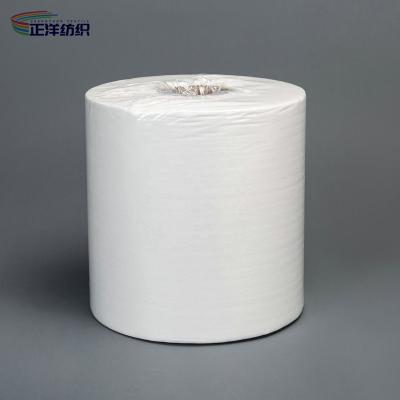 China telas não tecidas descartáveis industriais resistentes descartáveis de rolo enorme das limpezas de pano de limpeza 120gsm à venda