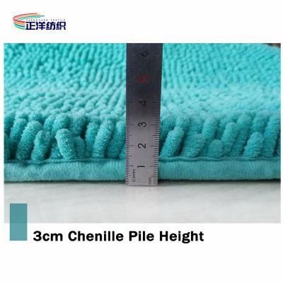 China O plutônio do Chenille revestiu a suportação da tampa de toalete macia Mat Bathroom Mat Set à venda