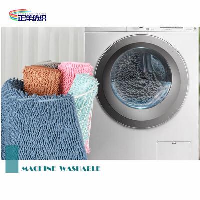 China O plutônio do Chenille revestiu a suportação da tampa de toalete macia Mat Bathroom Mat Set à venda