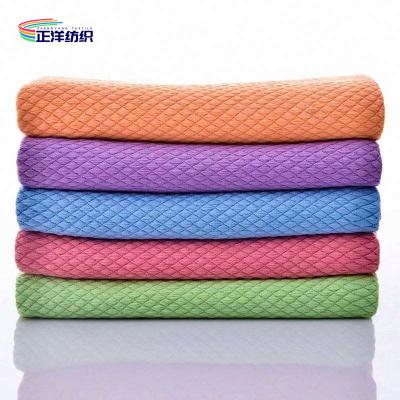 Cina panno francese brillante di lucidatura dell'automobile di 30x40cm 280GSM Terry Cloth Window Glass Cleaning in vendita