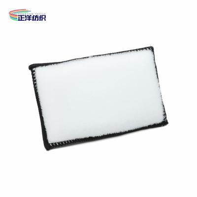 Cina doppio Microfiber cuscinetto di lucidatura parteggiato della cera della spugna di pulizia di 9x13cm in vendita