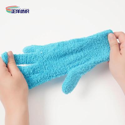 Китай перчатка перчатки стирки автомобиля Flove мягкого пушистого Microfiber пальца 15x25cm красочная продается