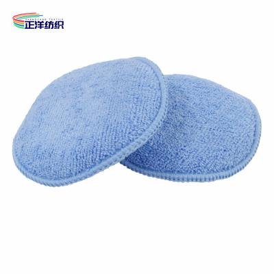 Cina multi colore 17g di 125mm intorno alla spugna di lucidatura dell'automobile di Microfiber con la tasca del dito in vendita