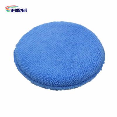 Cina multi colore 17g di 125mm intorno alla spugna di lucidatura dell'automobile di Microfiber con la tasca del dito in vendita