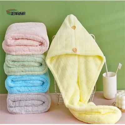 China Magical Water-Absorbent Towel Woman Long Hair Drying Wrap Turban Towel Hair Natural Drying Towel zu verkaufen