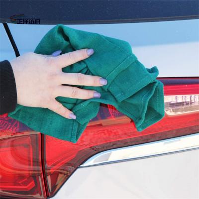 Cina Green Surgical Towel Surgery Huck Hand Towel 40x60cm 100% Cotton Disposable Medical Sterile Operation Towel Hospital Use in vendita