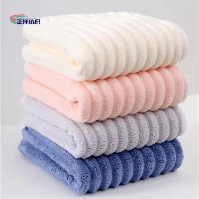 Cina Microfiber Bath Towel King Size Bath Towel 80x180cm Soft Smooth Fluffy Fleece Adult Bath Towel in vendita