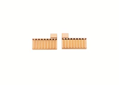 Cina Bronzo di alluminio di CNC di BACCANO 3974 del cursore dello scaffale di ingranaggio cilindrico dello specchio M0.55 per robotica in vendita