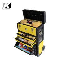 China Dustproof Professional Painter Tool Box 52cm Lightweight PP Plastic for Roller Brush Set for sale