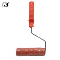 China 7 Inch Rubber Patterned Paint Roller for Wall Decoration DIY Textured Finish for sale