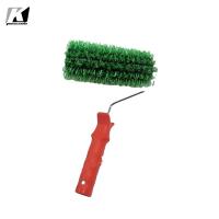 China 7 Inch Plastic Patterned Paint Roller for Linen Effect Wall Texture Decoration for sale