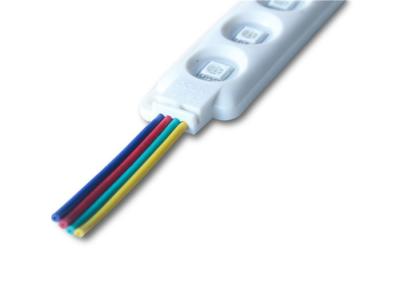 中国 SMD5050 RGB 3ledsのwaterprrofの注入は表示ライト ボックスのためのモジュールDC12Vを導きました 販売のため