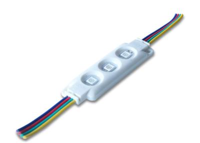 中国 SMD5050 RGB 3ledsのwaterprrofの注入は表示ライト ボックスのためのモジュールDC12Vを導きました 販売のため