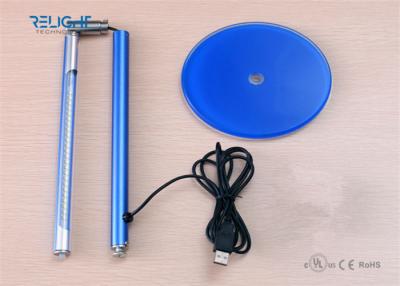 中国 緩和された強くされたガラス合金LEDの電気スタンドDimmableおよび折り畳み式USBの充満港の長い寿命 販売のため