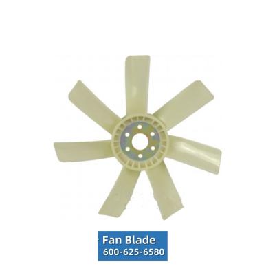 China 600-625-6580 600-625-6560 Cooling Fan Blade Fit 6D105 Engine PC200-3 Excavators PC200-5 6D95 for sale