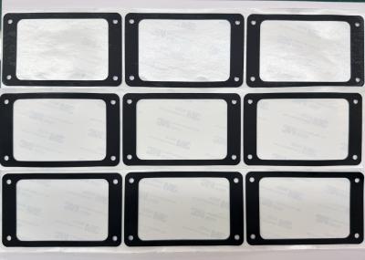 China Black Silicon Rubber Pad with Holes For Automotive and Energy Storage for sale