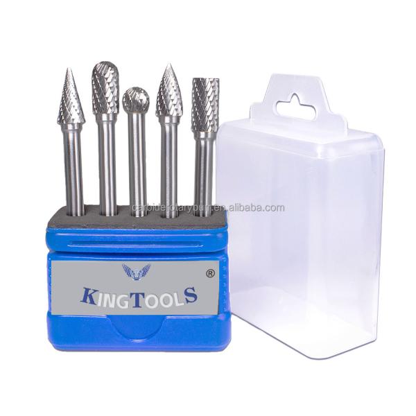 Cemented Carbide Rotary Files Burrs For Metal Processing Carbide burr 5 Pieces Set