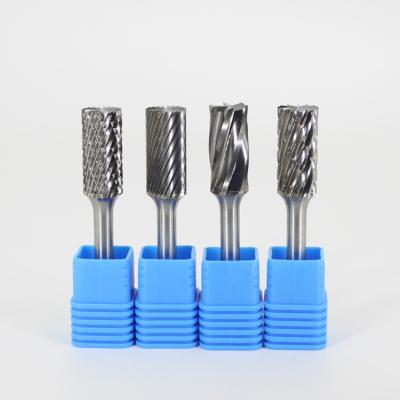 China 1/8 Shank Tungsten Carbide Burr Bits with Total Length 38-81mm Head Diameter 3-25 Mm for sale