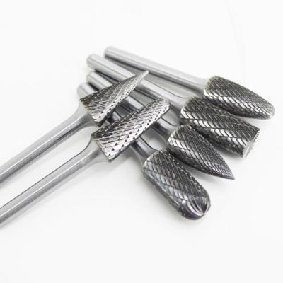 중국 속도 절단 텅스텐 탄화물 로터리 버 AlTiN 코팅 다양한 치아 모양 판매용