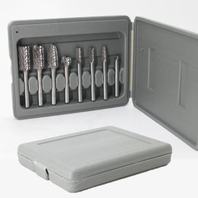 China Multi Shapes Tungsten Carbide Burr Assortment Cemented Carbide Burr Set with Sharp Cutting Edges for sale