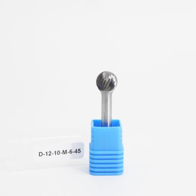 China 6mm Shank Carbide Burrs for Steel Single Cut 40 CrMo Shank 6-25MM Diameter for sale