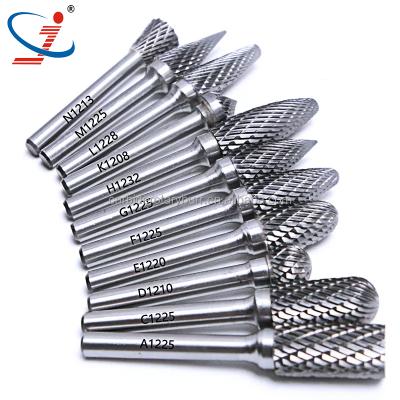 China 1/4 Shank Double Cut Tungsten Carbide Burr for Metal Polishing for sale