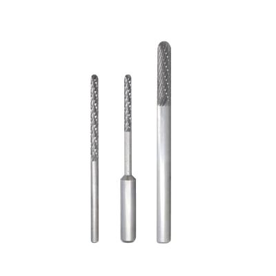 China Solid Carbide Rotary Burrs for Lock Opening with Customizable Sizes and TiN Coating for sale