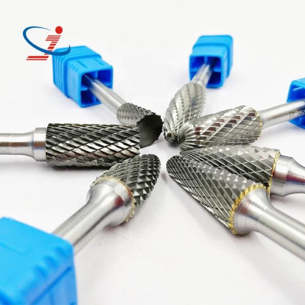 High Rotating Speed  Tungsten Carbide Grinding Bit High Production Efficiency