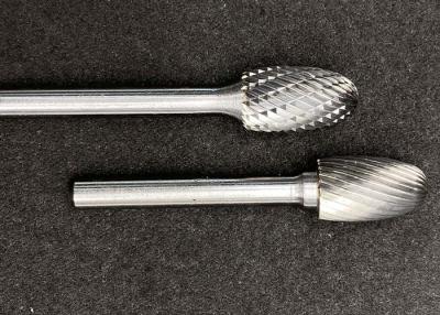 中国 3mmの炭化物の回転式ぎざぎざの一般的な速度の鋼鉄タングステン回転式用具の粉砕ビット 販売のため