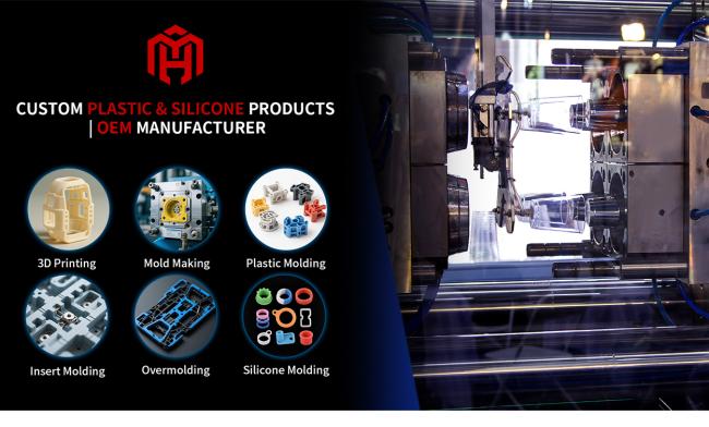 Custom injection molded plastic parts