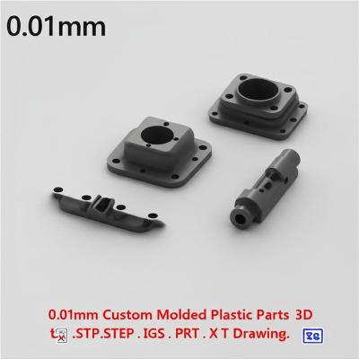 China 0.01mm Custom Molded Plastic Parts 3D.STP.STEP . IGS . PRT . X T Drawing for sale